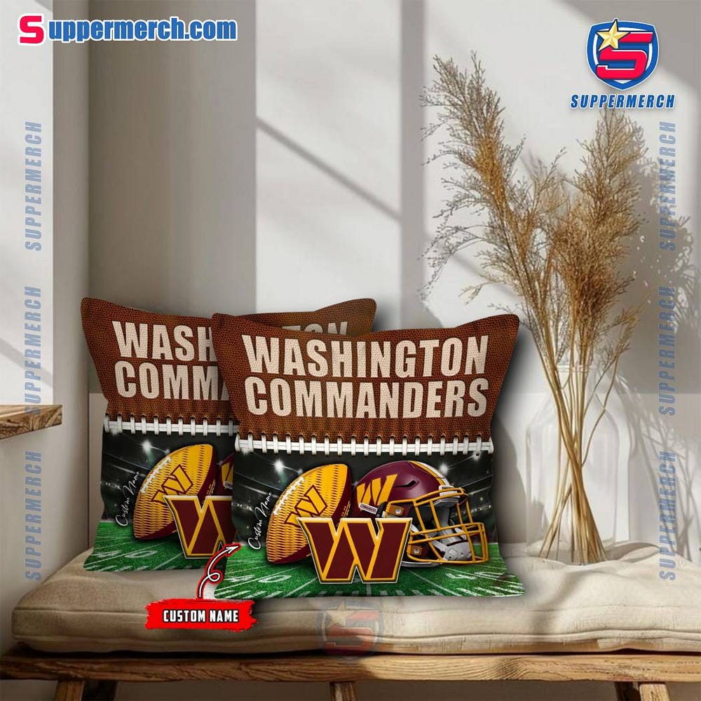 Show Your Washington Commanders Pride with a Personalized Pillowcase ...