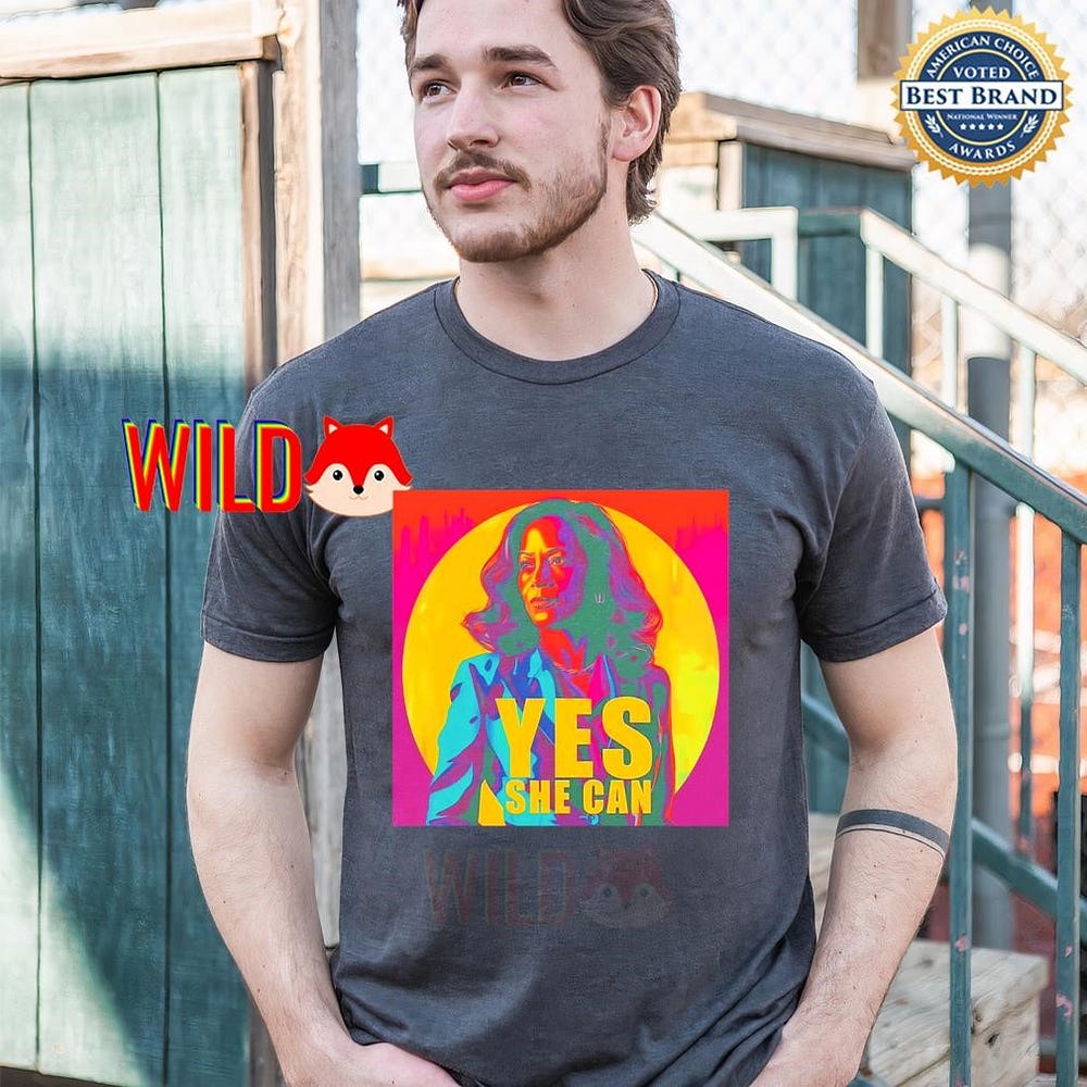 Empowering Change with the Kamala Harris Yes She Can Drawing Shirt | by ...