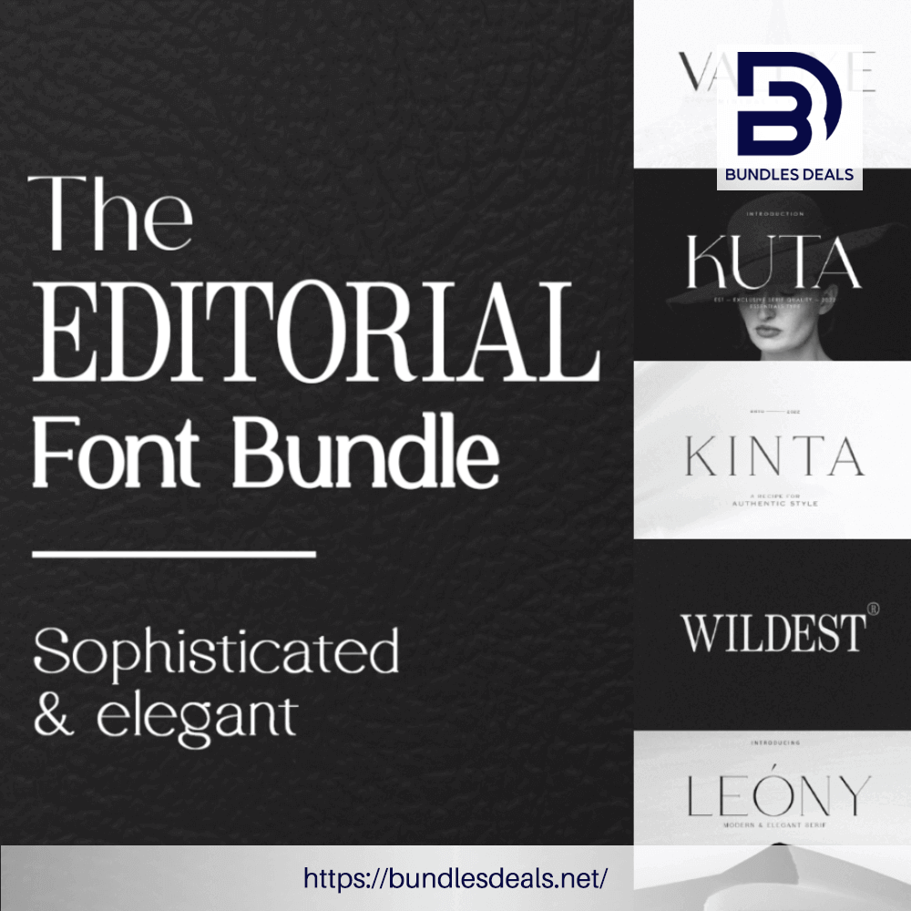 The Editorial Font Bundle | by Bundles Deals | Dec, 2023 | Medium