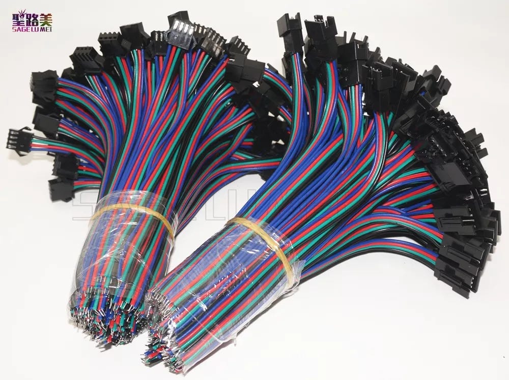 Hot Review! 2pin 3pin 4pin 5pin 6Pin led connector Male/female JST SM 2 3 4 5 6Pin Plug ...