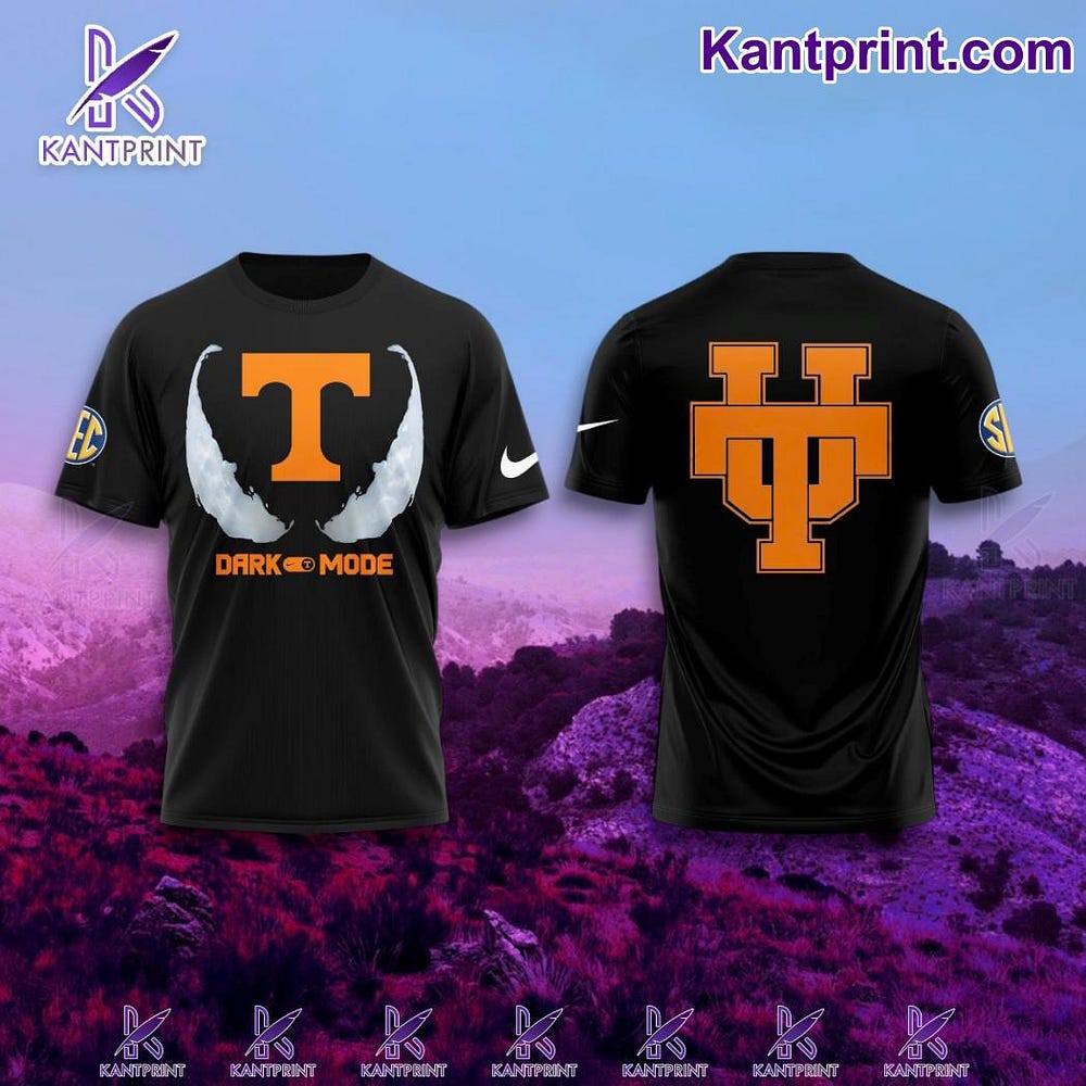 Unleash Your Inner Vol: Tennessee Volunteers Venom Dark Mode Apparel ...