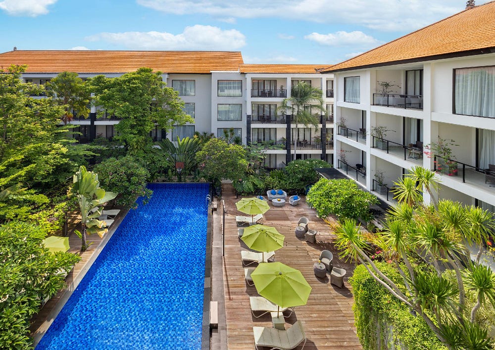 Best Review: Taksu Sanur Hotel near Jalan. Sudamala, Bali, Indonesia ...