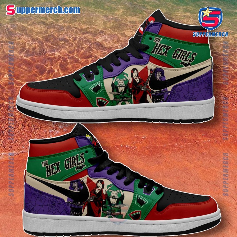 Witchy Cool Hex Girls Air Jordan High Top Shoes | by Matilda Gallagher ...