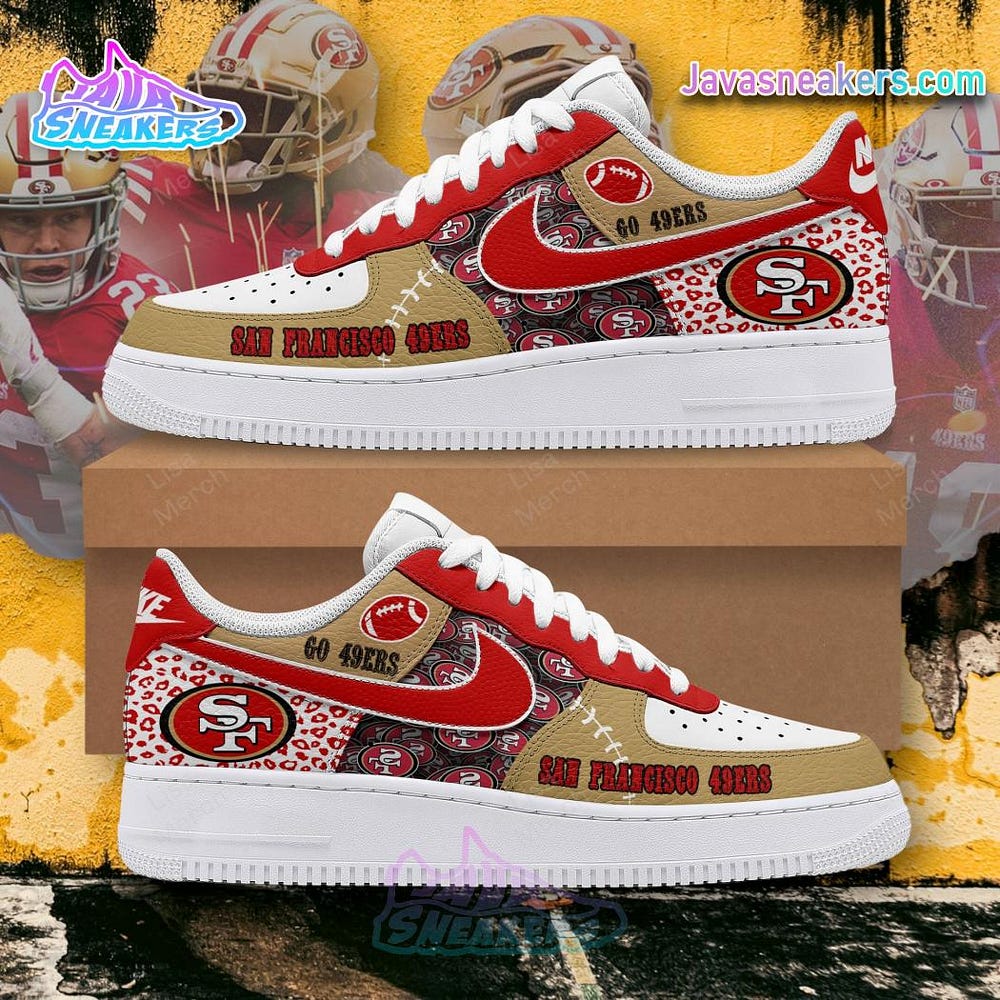 San Francisco 49ers Leopard Air Force 1 | by Jason Glenn | Sep, 2024 ...