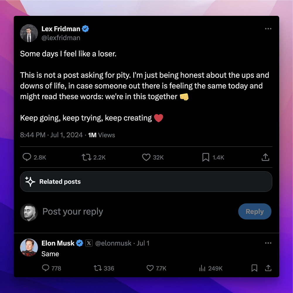 The Truth about Elon Musk and Lex Fridman | by Jordan Kruk | Aug, 2024 ...