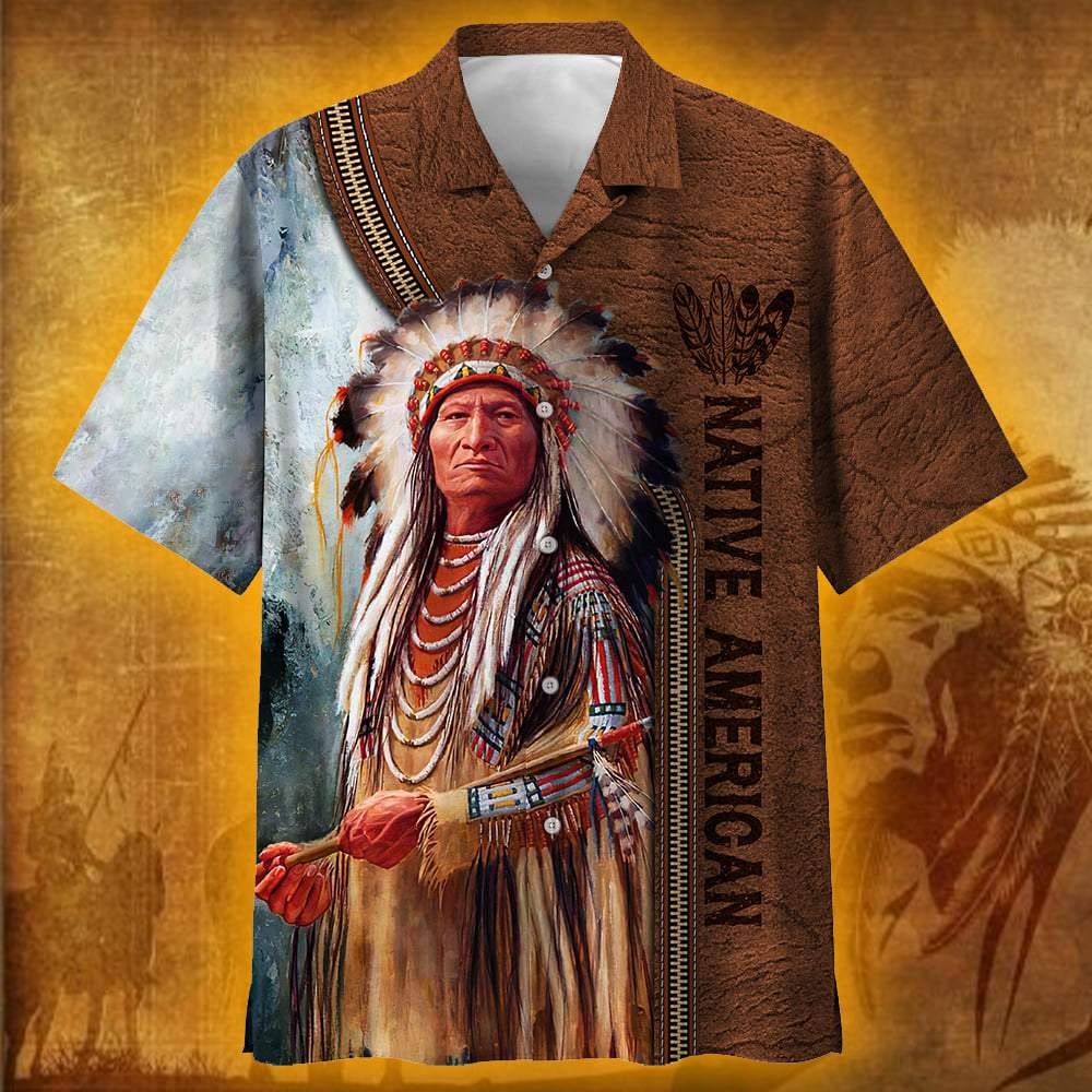 Native American leather Unisex Hawaiian Shirts #KV Summer Collection ...