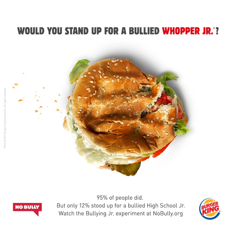 BURGER KING “Bullying Jr” Ad Campaign | by Konstantina Nikolopoulou ...