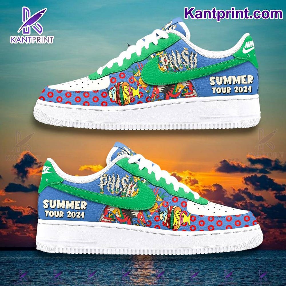 Phish Summer Tour 2024 Air Force Shoes — Limited Edition Phan Footwear ...