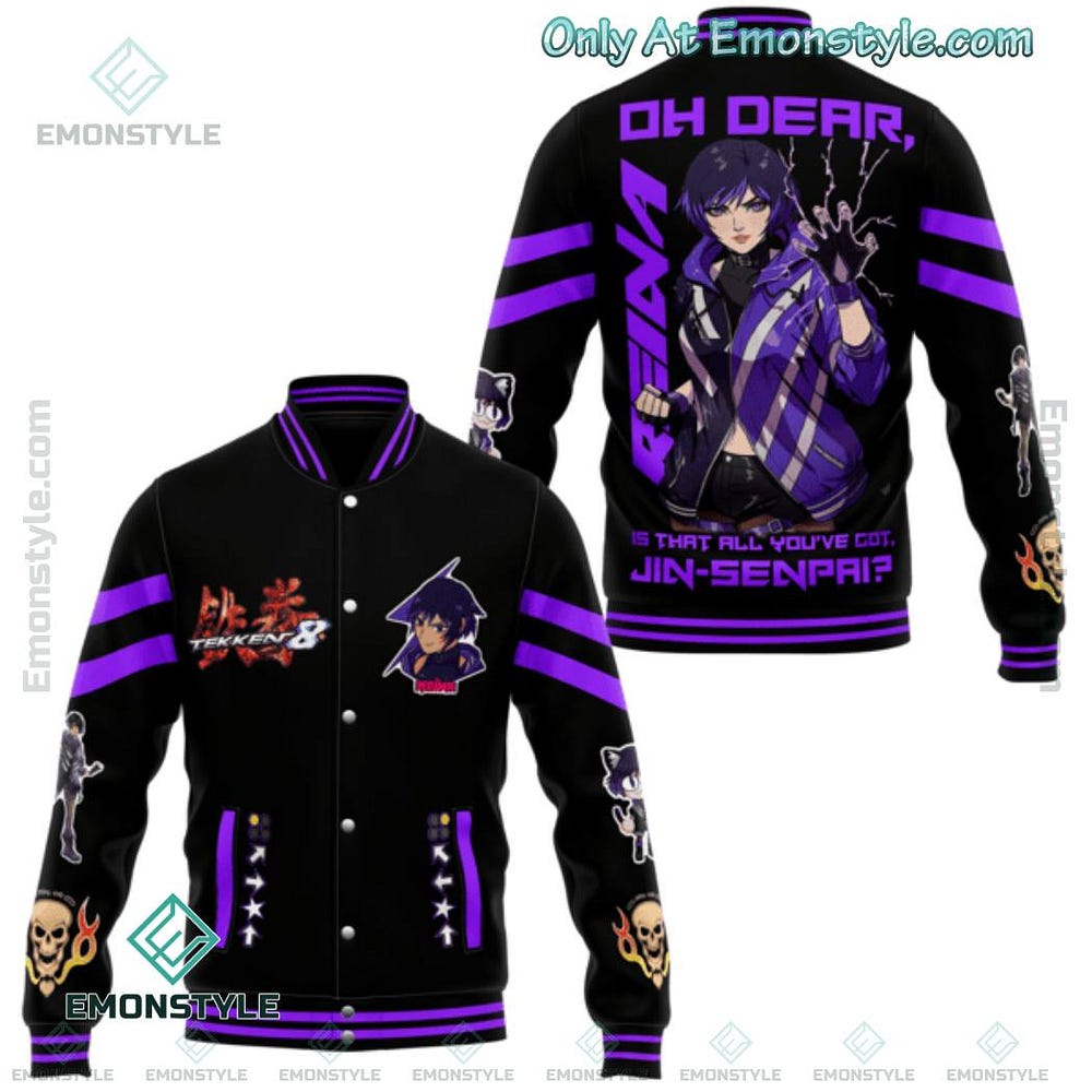 Tekken 8 Reina Baseball Jacket: Gear Up with Fierce Style | by ...