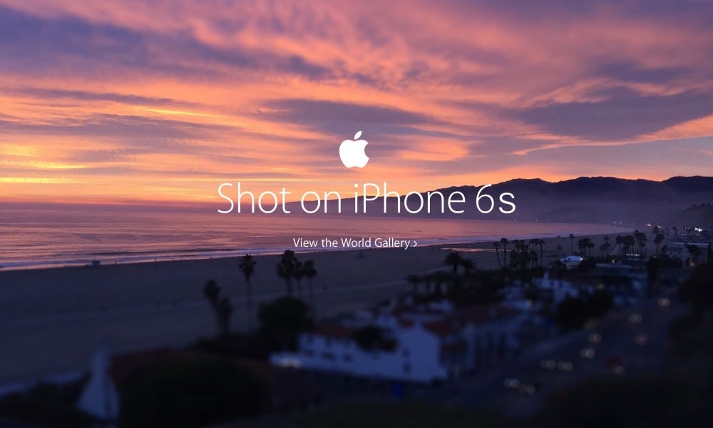 Apple’s “Shot on iPhone” Campaign Returns with iPhone 6s! | by John ...