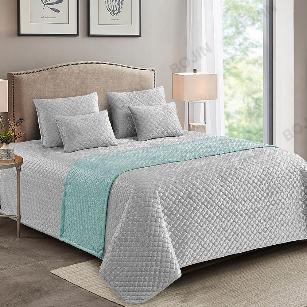 Frost Fleece Ultrasonic Bed Cover - Zhejiang Bojin Textile Technology ...