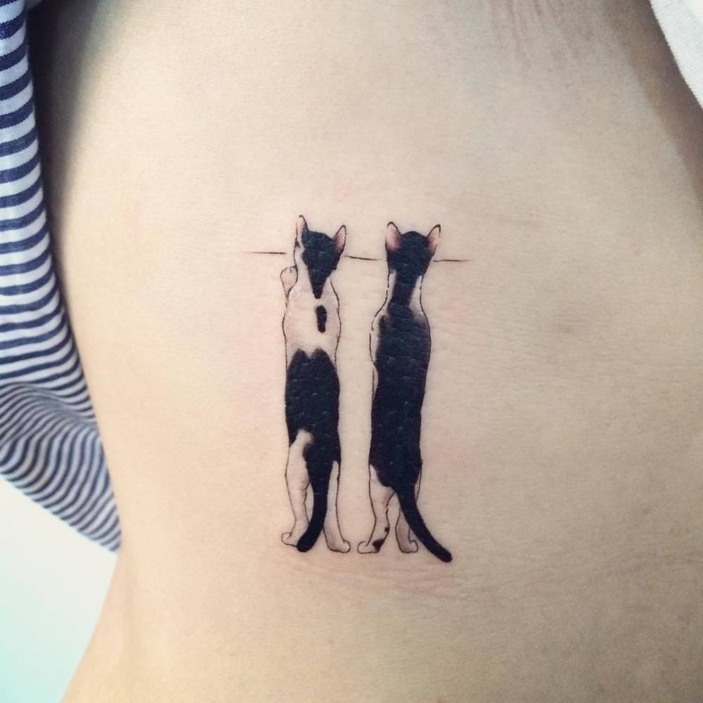 20 Examples of Small Cat Tattoos Every Cat Lover Will Adore | by Small ...