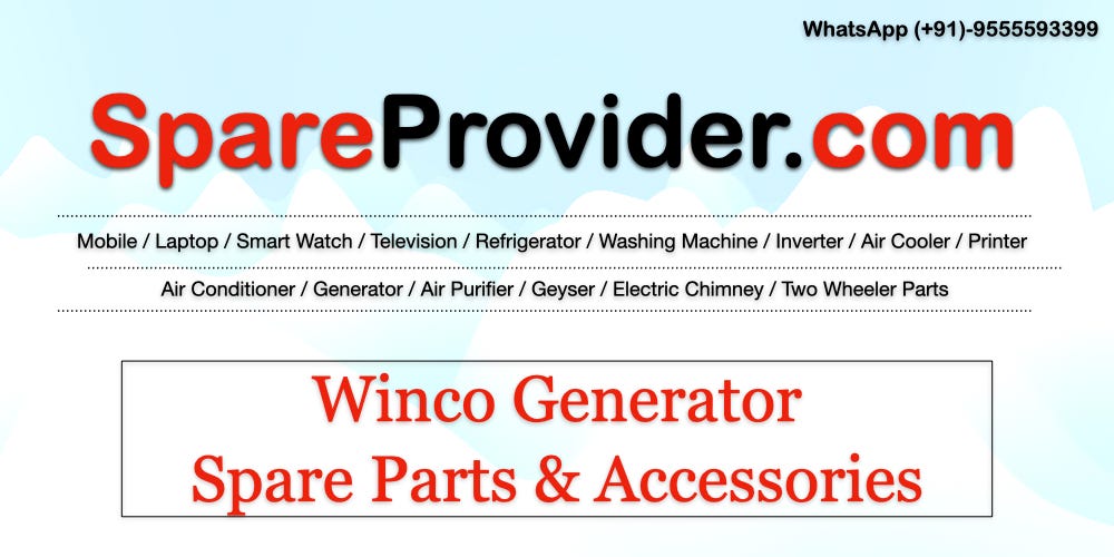 Winco Generator Spare Parts & Accessories — SpareProvider.com | by ...