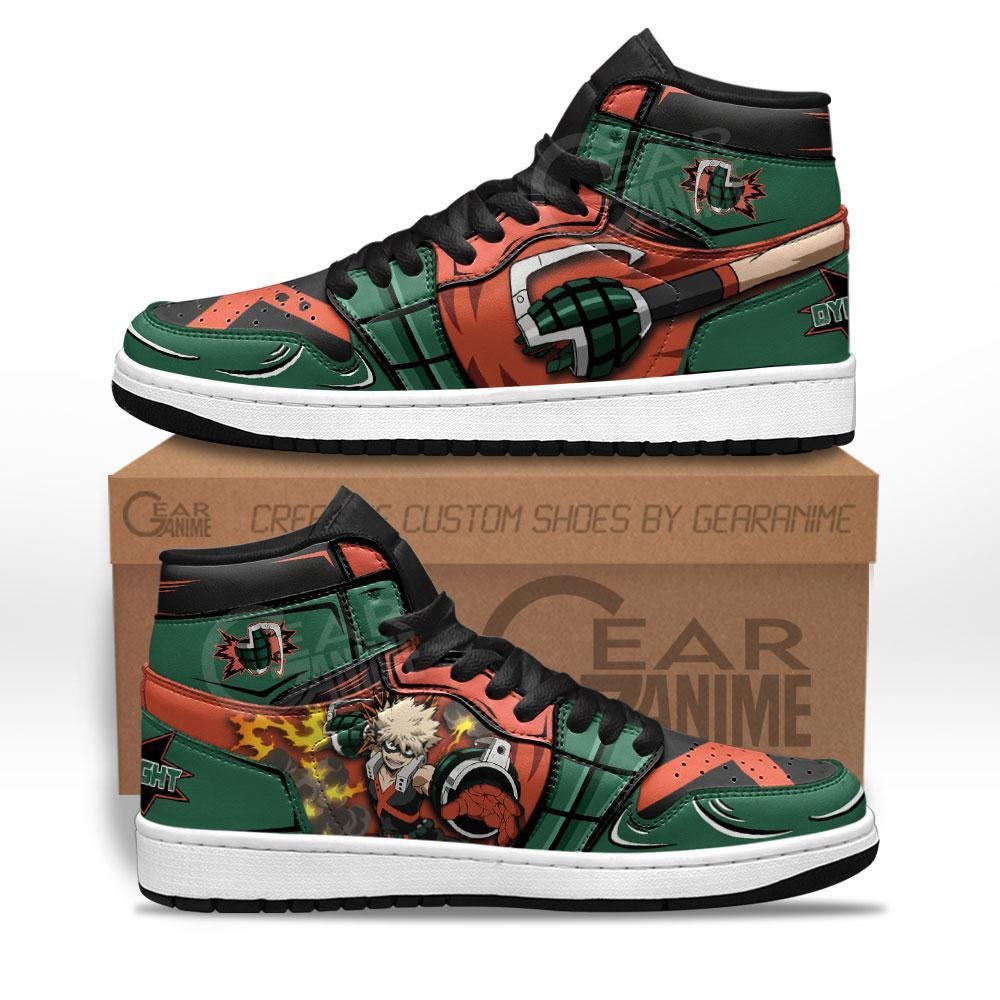 Katsuki Bakugo Sneakers Custom My Hero Academia Anime Shoes | by ...