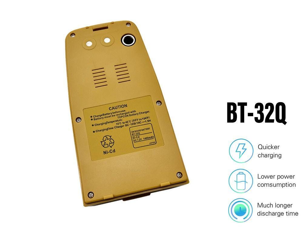 Batterie BT-32Q pour Topcon GTS-230W GPT-1003 GPT-2000 GPT-230W total stations | by www ...