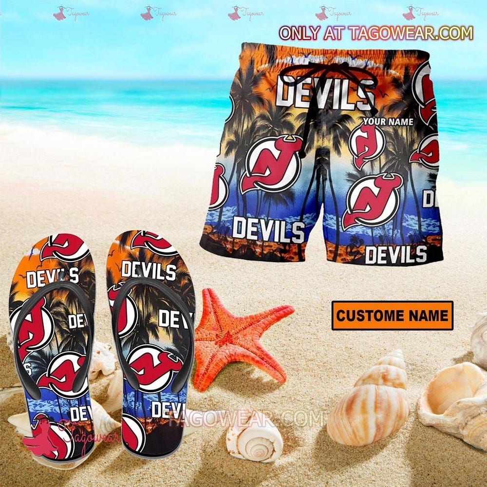 New Jersey Devils Fans: Show Your Team Spirit on the Beach | by ...