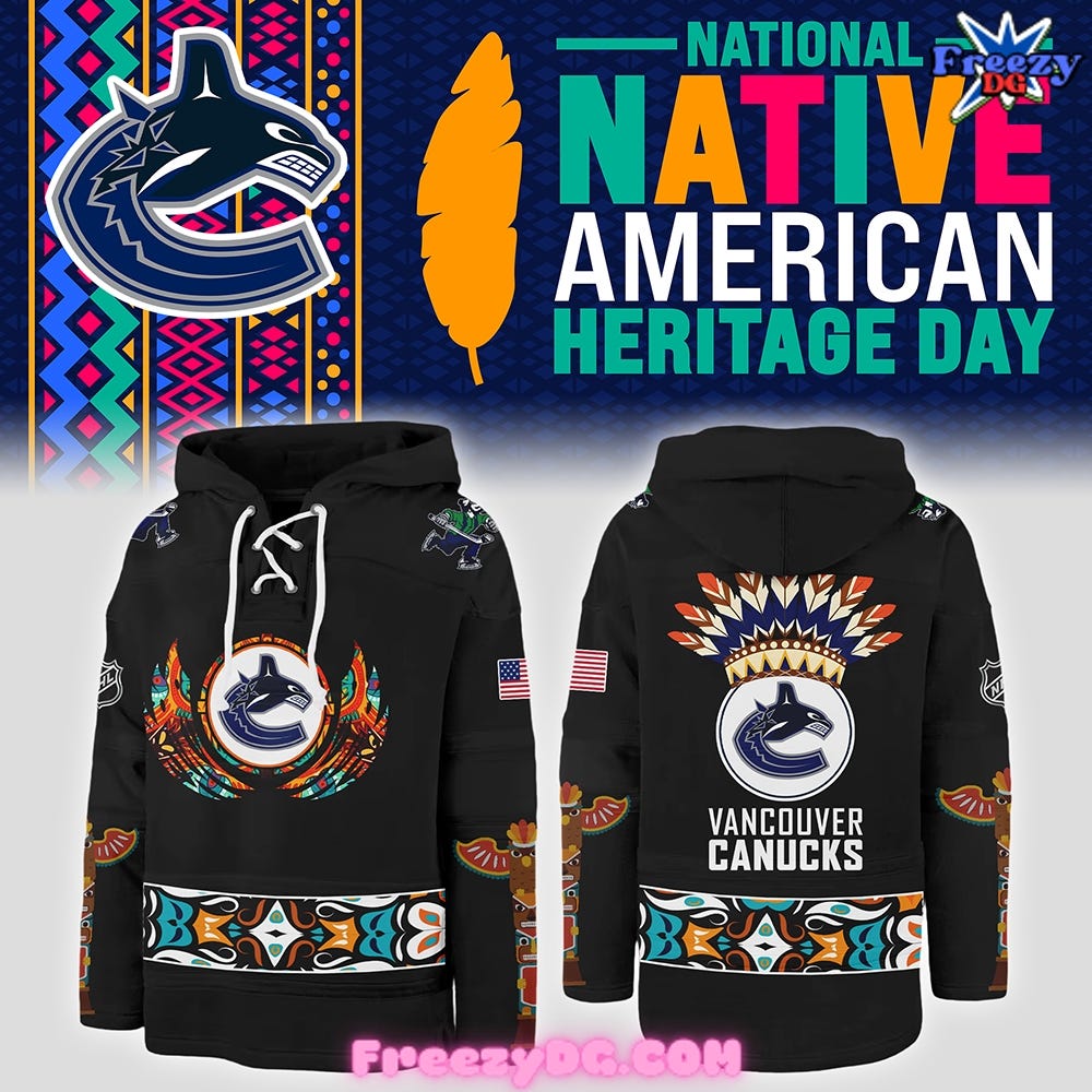 Vancouver Canucks Native American Heritage Month Special Hockey Jersey ...