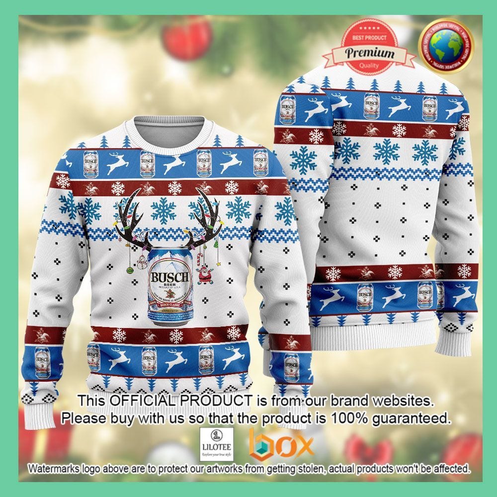 HOT Busch Beer Sweater. Pullovers are made of cotton, wool, or… | by ...