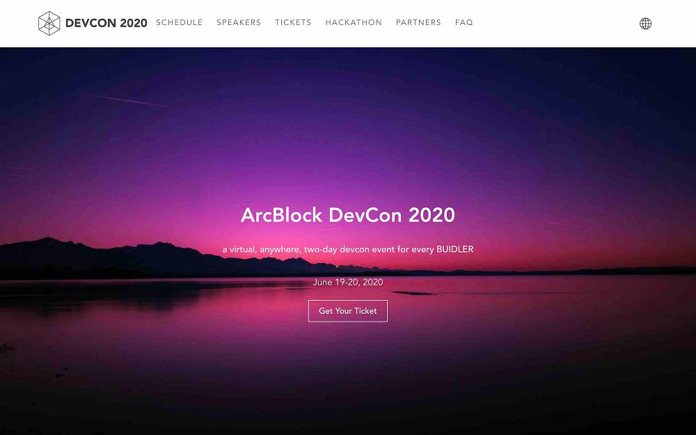 ArcBlock Releases Schedule for Virtual Devcon 2020 | by Matt McKinney | ArcBlock | Medium