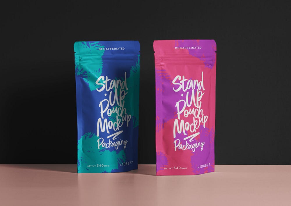 247+ Free Download Cool Standing Pouch Packaging Mockup Psd References ...