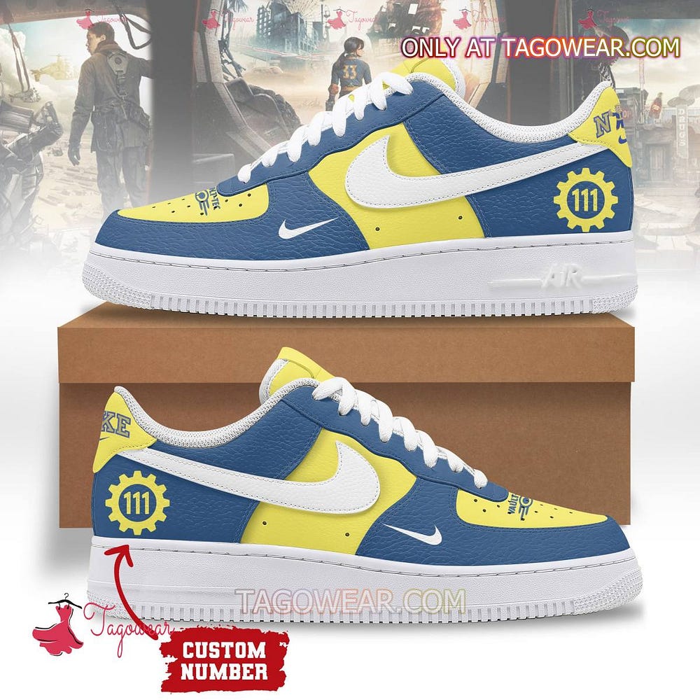 Step into the Wasteland in Style: Fallout Vault-Tec Air Force Shoes ...