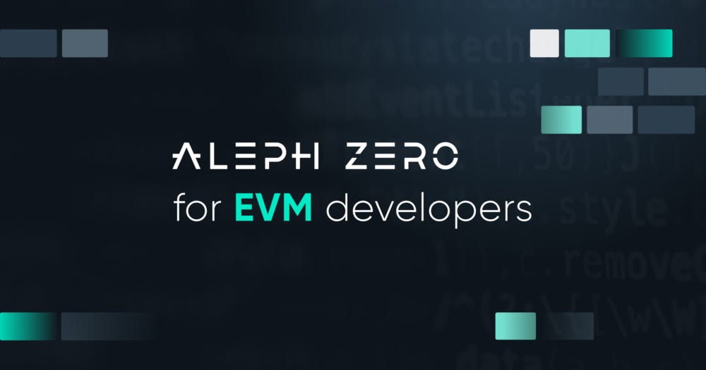Enabling Solidity on Aleph Zero — here’s how to get started! | by Aleksander Bączkowski | Aleph ...