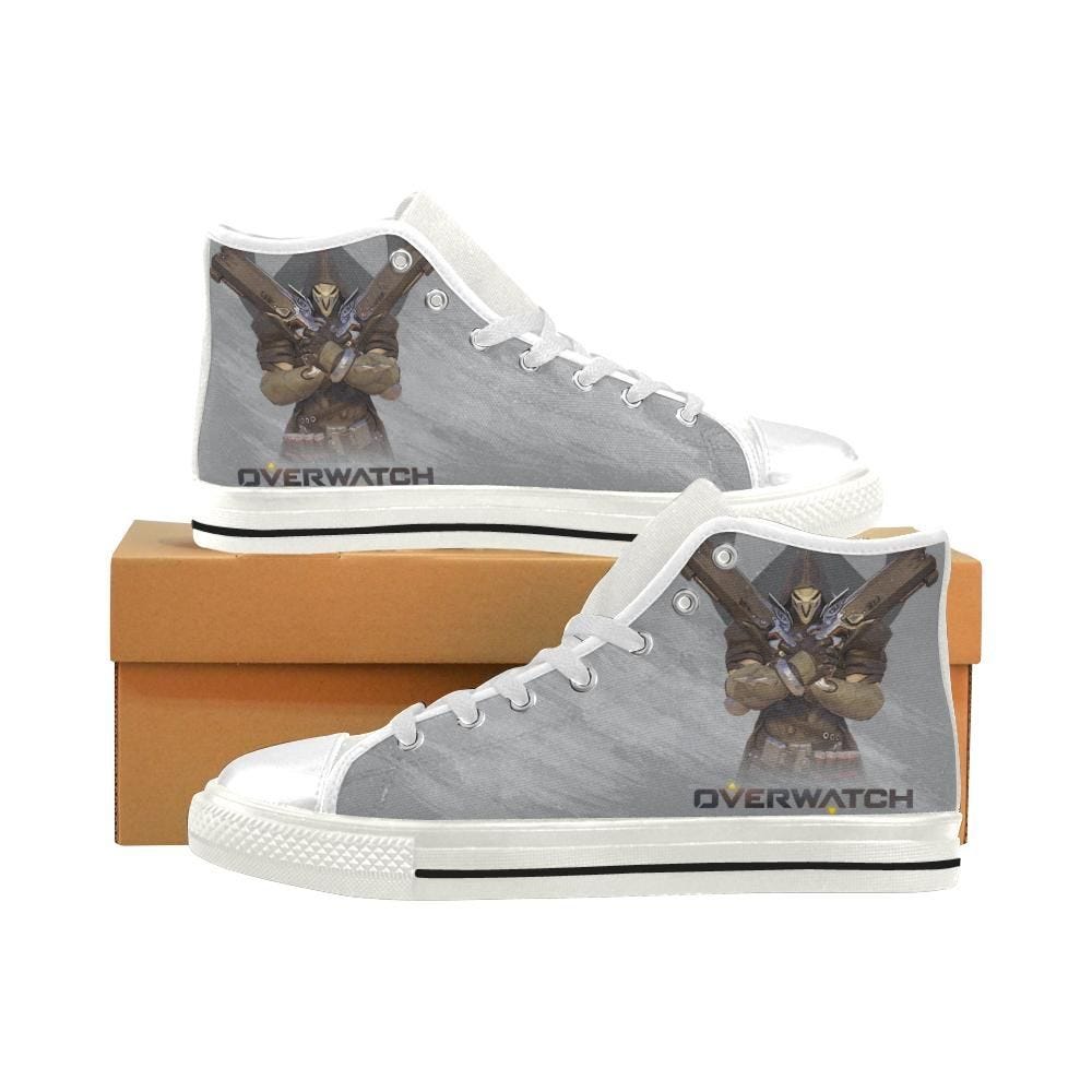 Overwatch White Men Classic High Top Canvas Shoes | by Niki Shoes | Jun ...