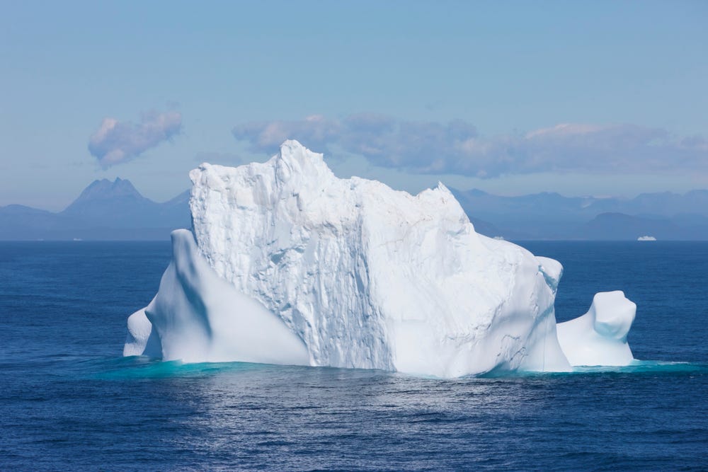 The Tip of the Iceberg. Floating icebergs have a significant… | by ...