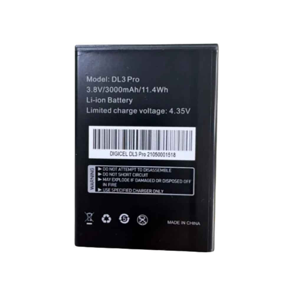 3000mAh 3.8V Digicel DL3-Pro Replacement Battery for Digicel DL3 Pro ...