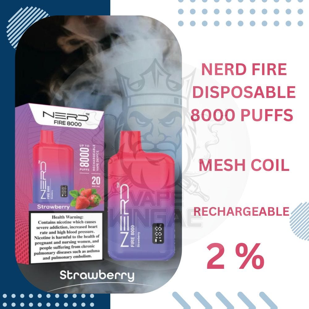 NERD FIRE DISPOSABLE 8000 PUFFS. NERD FIRE DISPOSABLE 8000 PUFFS | by ...