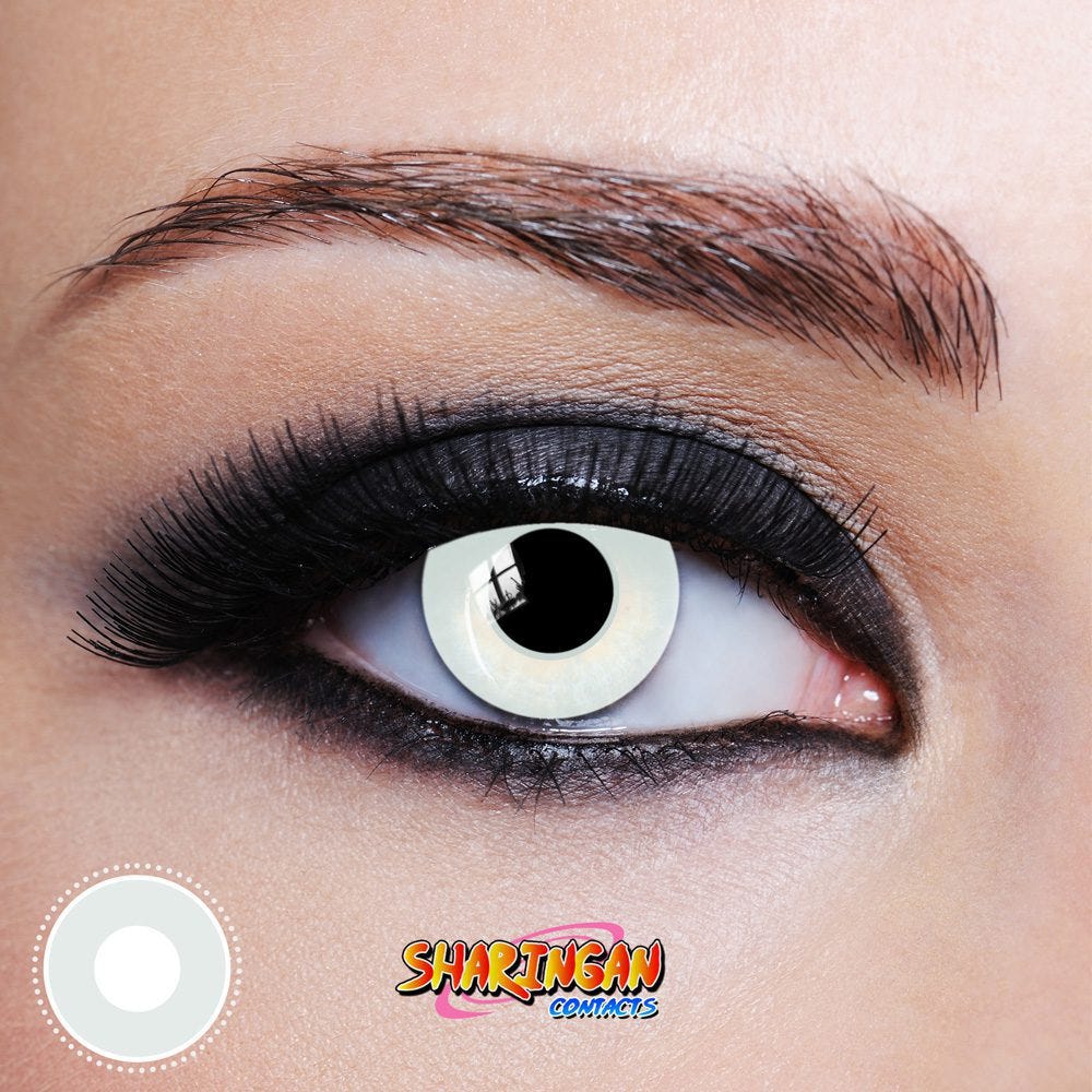 Byakugan White Ring Cosplay Contact Lenses | by Sharingan Contacts ...