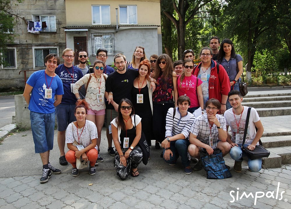 Foreign students-animators visiting Simpals animation studio | by ...