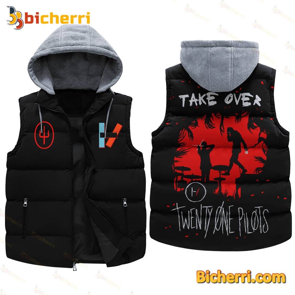 “Greta Van Fleet: Starcatcher World Tour” Hooded Puffer Vest — Rock the ...