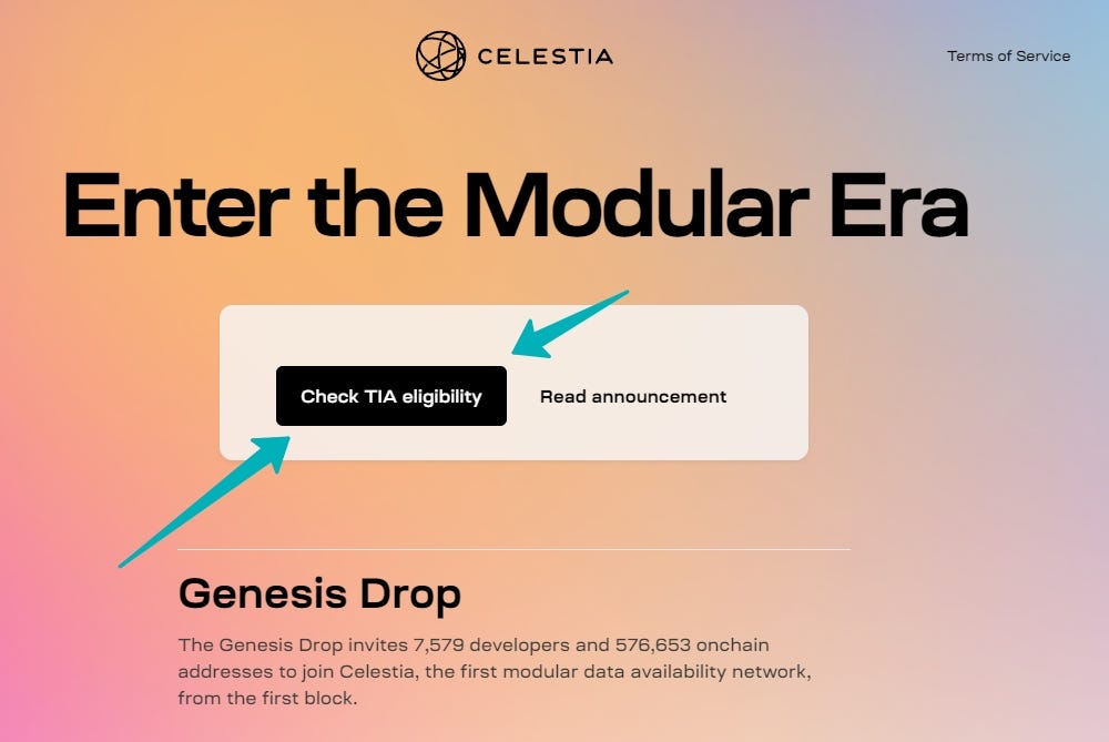 Celestia token Program Airdrop Claim | by JeffBlockchainEnthusiast | Feb, 2024 | Medium