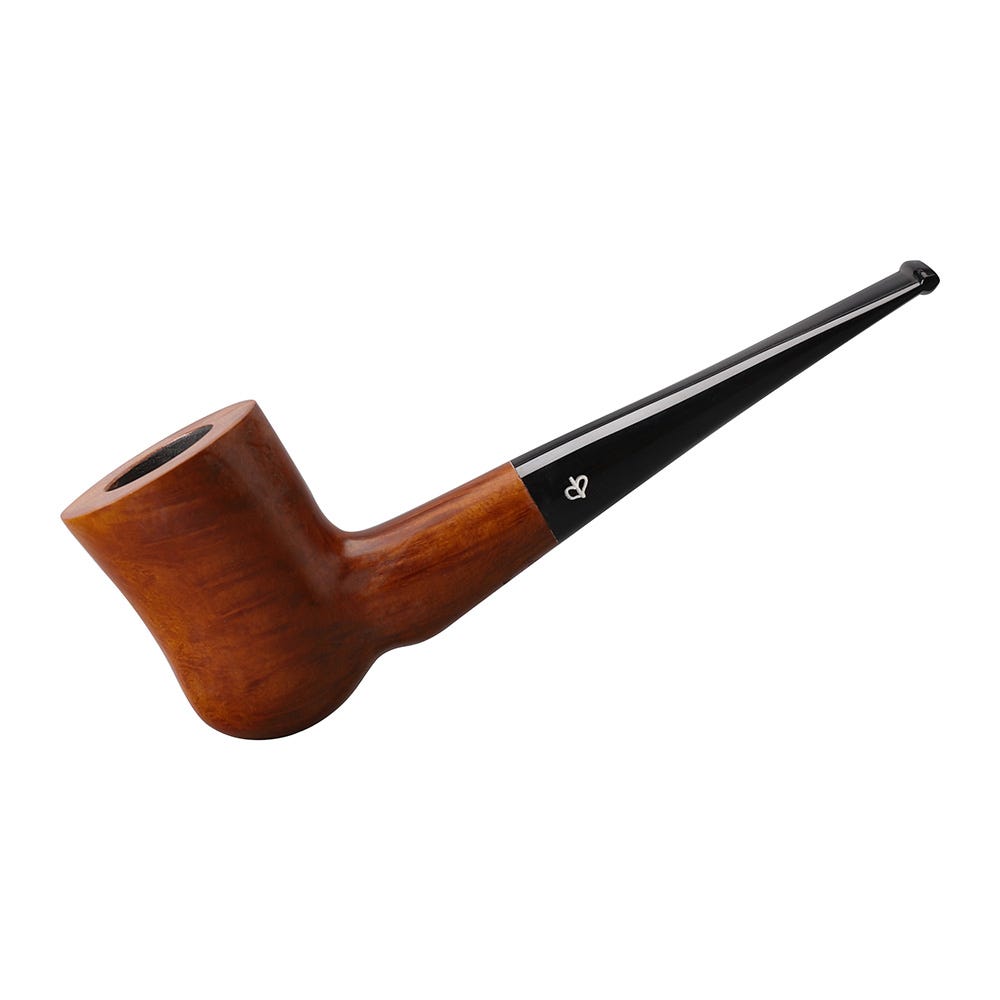 MUXIANG Men Pipe Accessories Stright Black Smoking Pipe With 3mm Filter ...