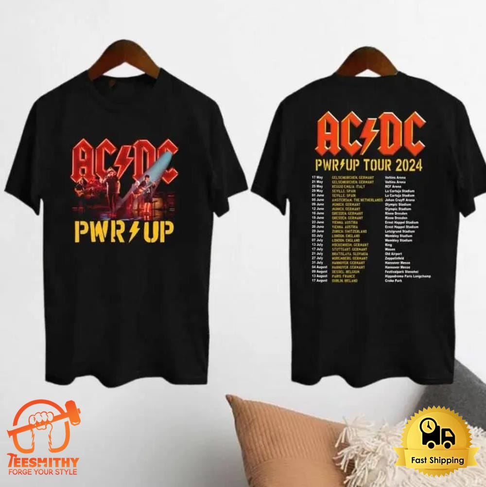 2024 ACDC Pwr Up World Tour Shirt - Carolina Panthers Hawaiian shirt ...