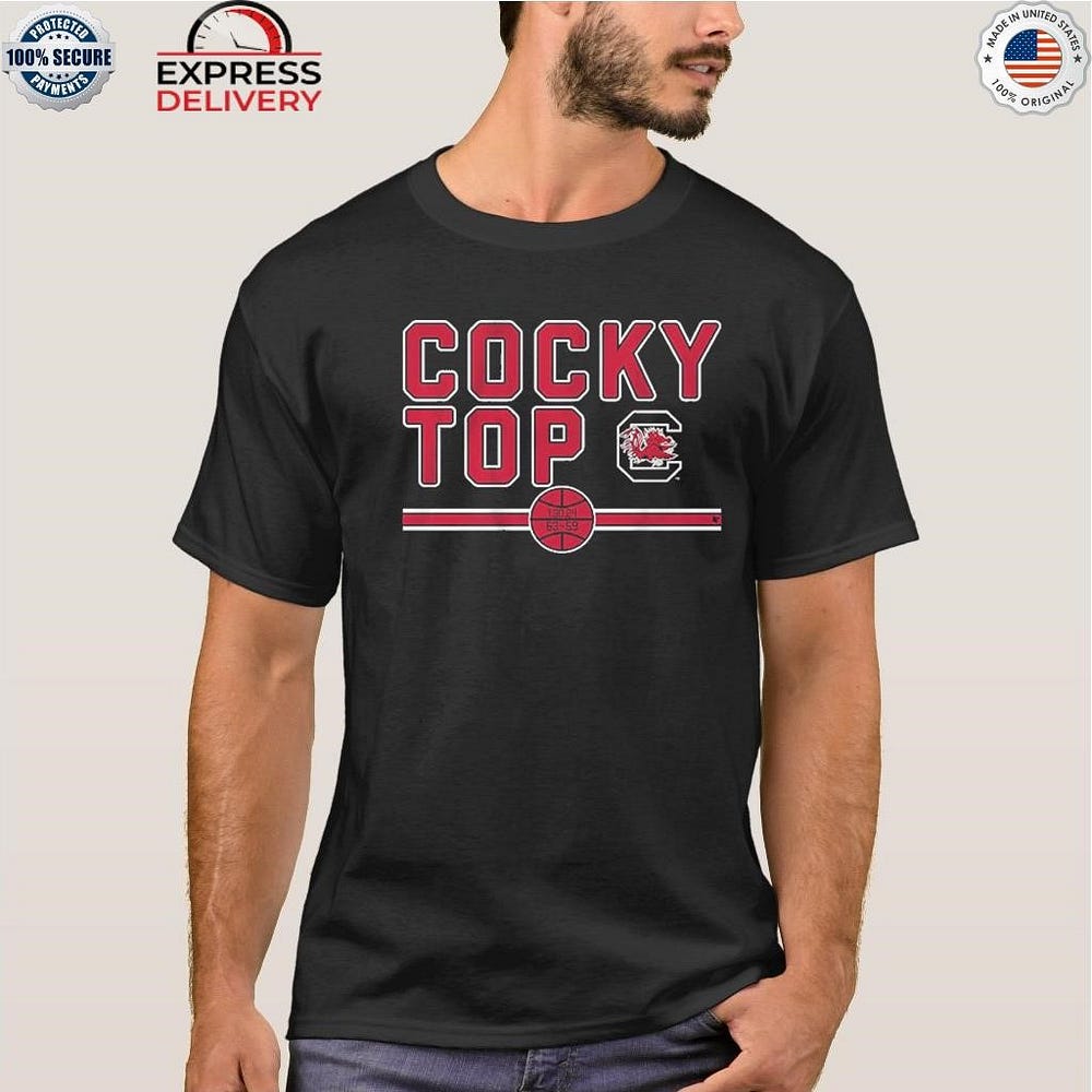 South carolina basketball cocky top shirt | by Apparelaholic | Medium