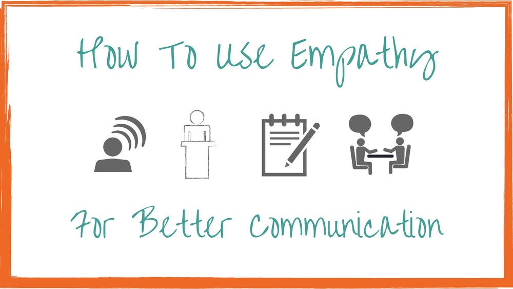How To Use Empathy For Better Communication | by Tyler Kleeberger ...