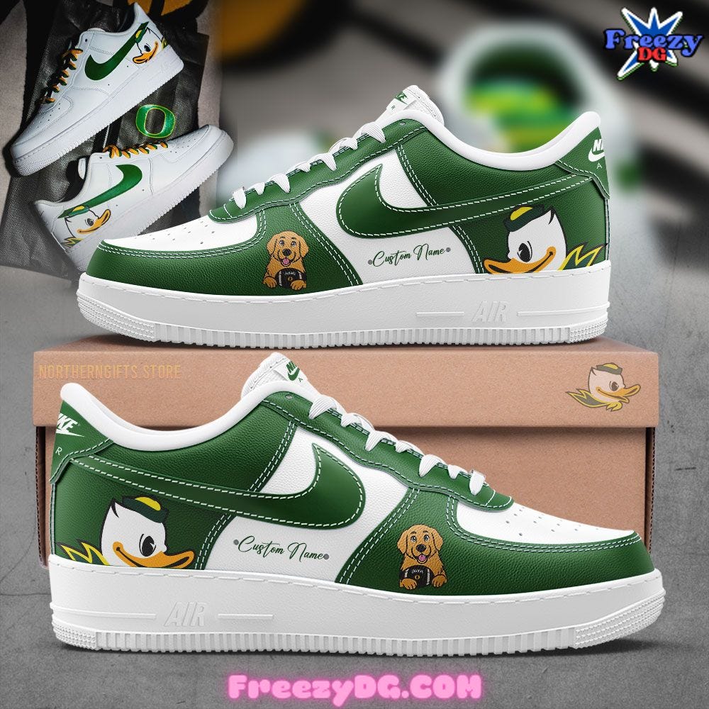 Oregon Ducks x Ben Herbstreit Custom Nike Air Force 1 | by 1u23hu1jhj2 ...