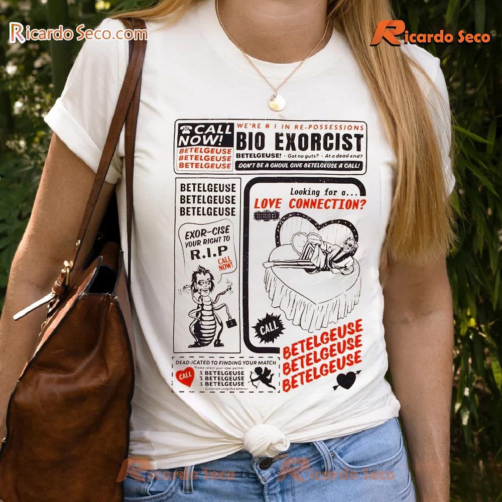 Unleash Your Inner Beetlejuice with this Iconic T-Shirt! | by Beuford ...