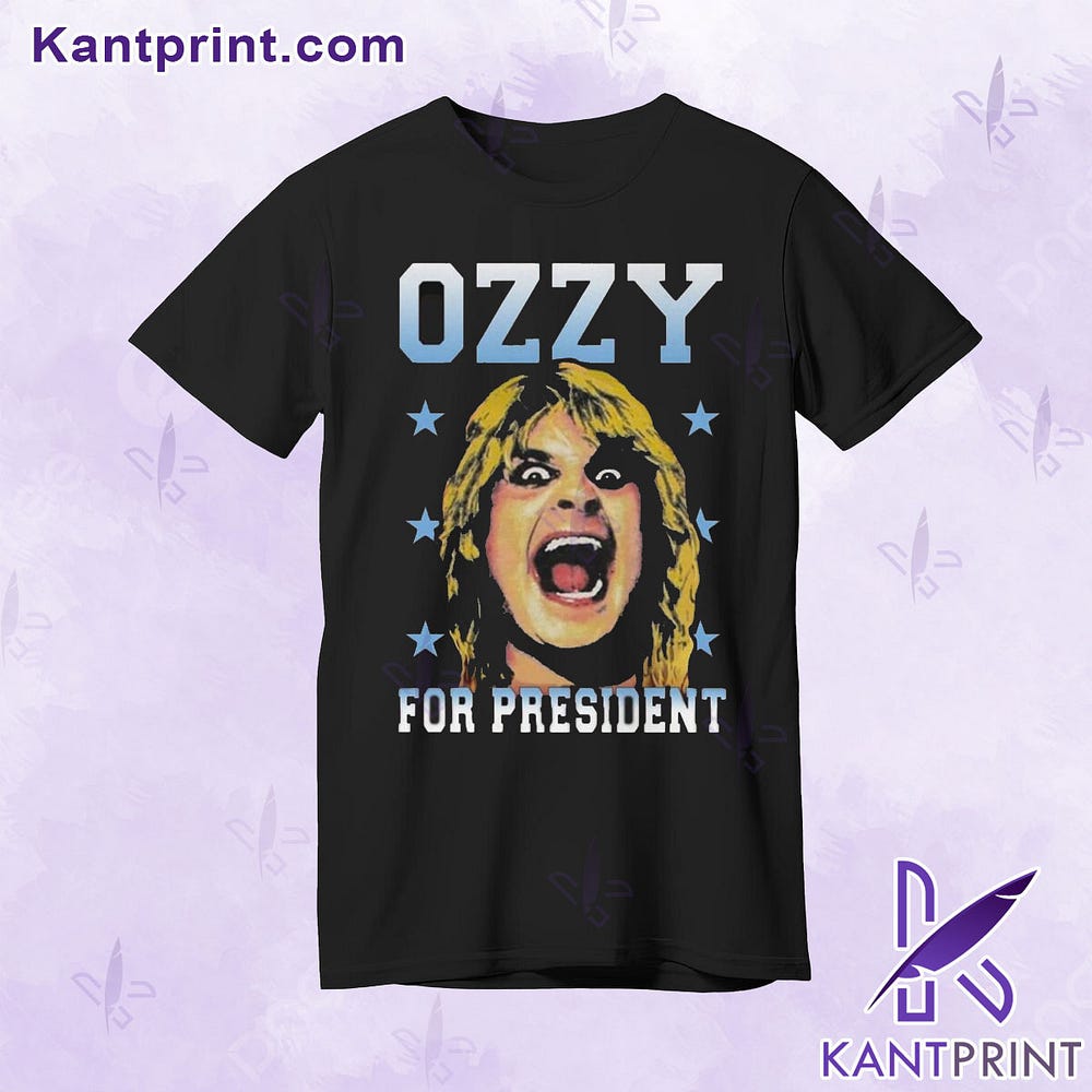 Ozzy Osbourne For President 2024: A Shirt for the Prince of Darkness ...