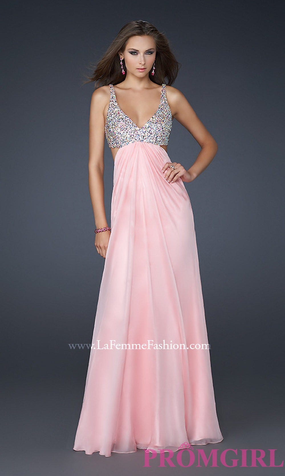 Low Cut Prom Gown by La Femme | by Karen Barkley | Medium
