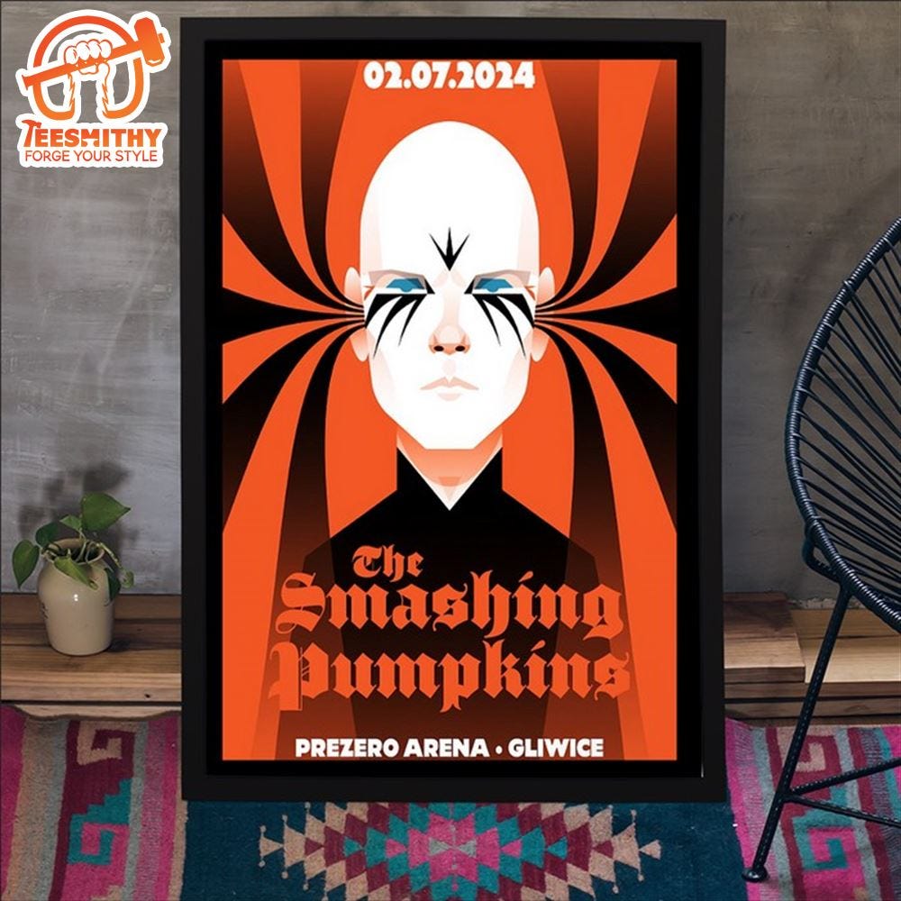 The Smashing Pumpkins July 2, 2024 Gliwice Poland PreZero Arena Poster ...