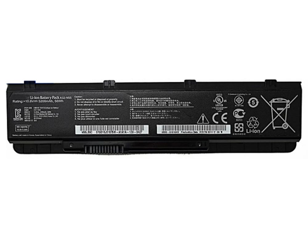 The best ASUS A32-N55 5200mAh/56WH 10.8V for Laptop Battery | by ...