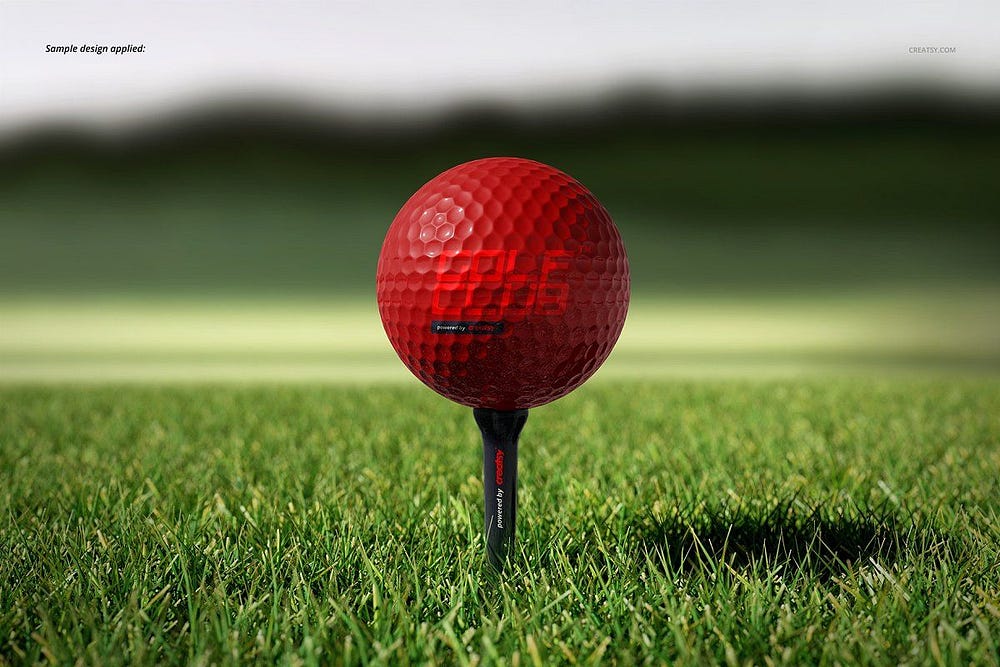 465+ Free Download Incredible Golf Ball Mockup References Psd Template ...