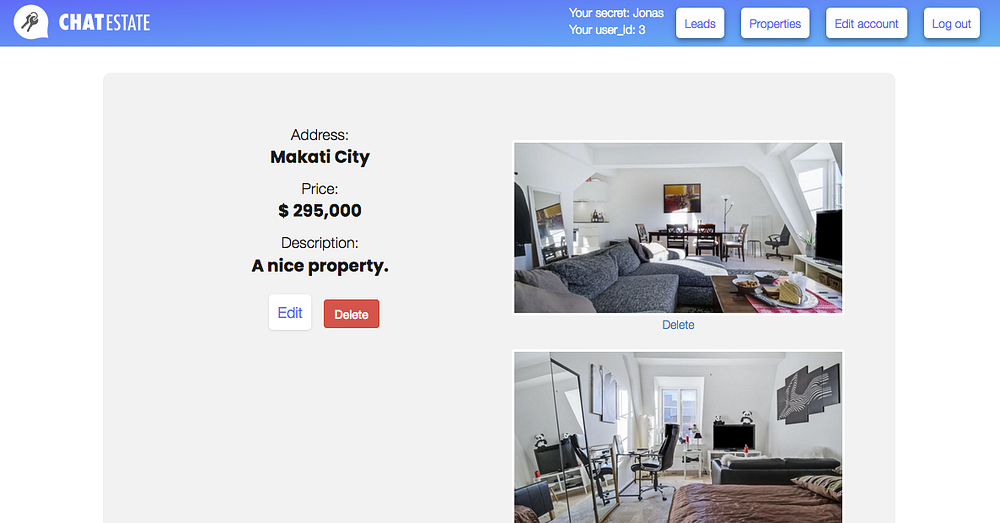 Dashboard For Real Estate Chatbot Clients (Chatfuel) | by Jonas ...