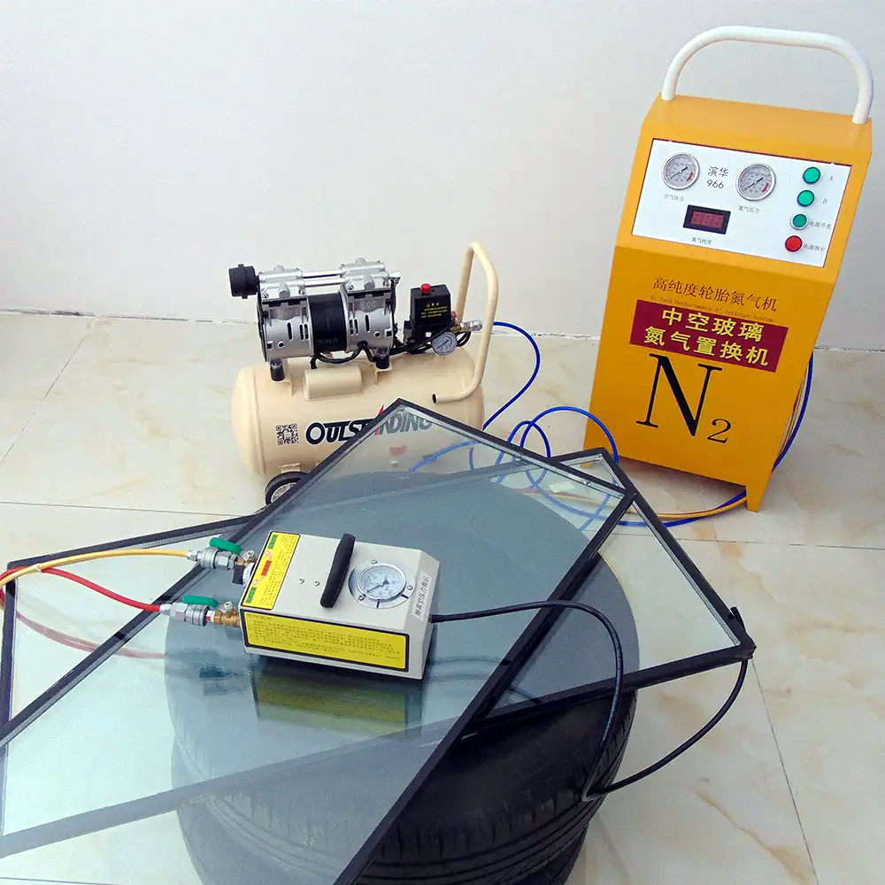 Insulating glass inflation control and Low-E glass coating detection ...