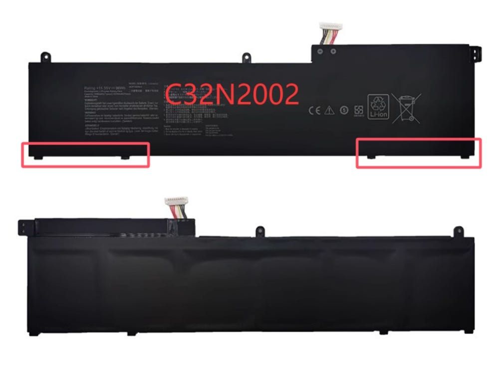High performance Li-Po battery 8380mAh/96Wh C32N2002 for ASUS ZenBook ...
