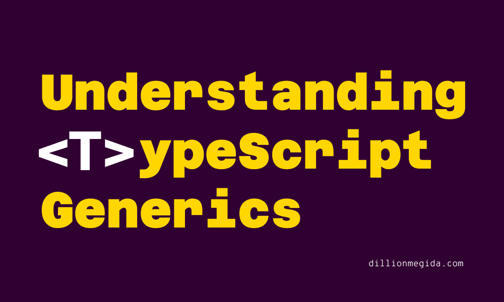 Generics in TypeScript. Welcome to the Learn TypeScript in 5… | by Vikas Kumar | JavaScript in ...