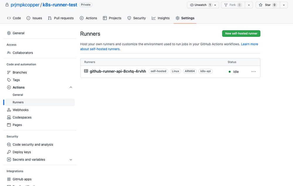 Setup GitHub Action Runner on K8S. | by Dong Nguyen | Medium
